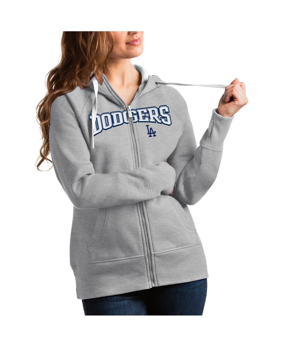 Click here for Antigua Womens Heather Gray Los Angeles Dodgers Te... prices
