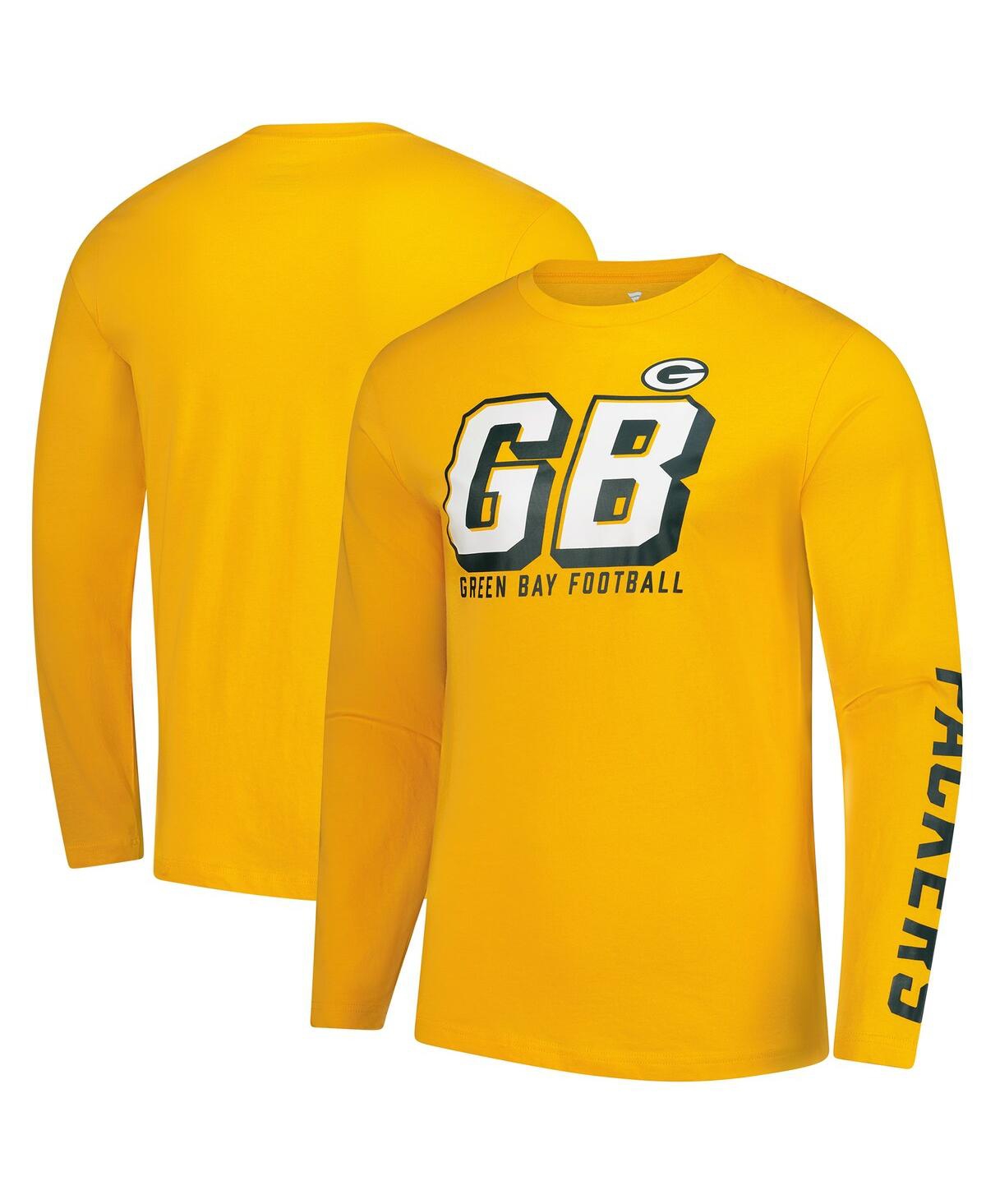 Click here for Fanatics Mens Gold Green Bay Packers Long Sleeve T... prices