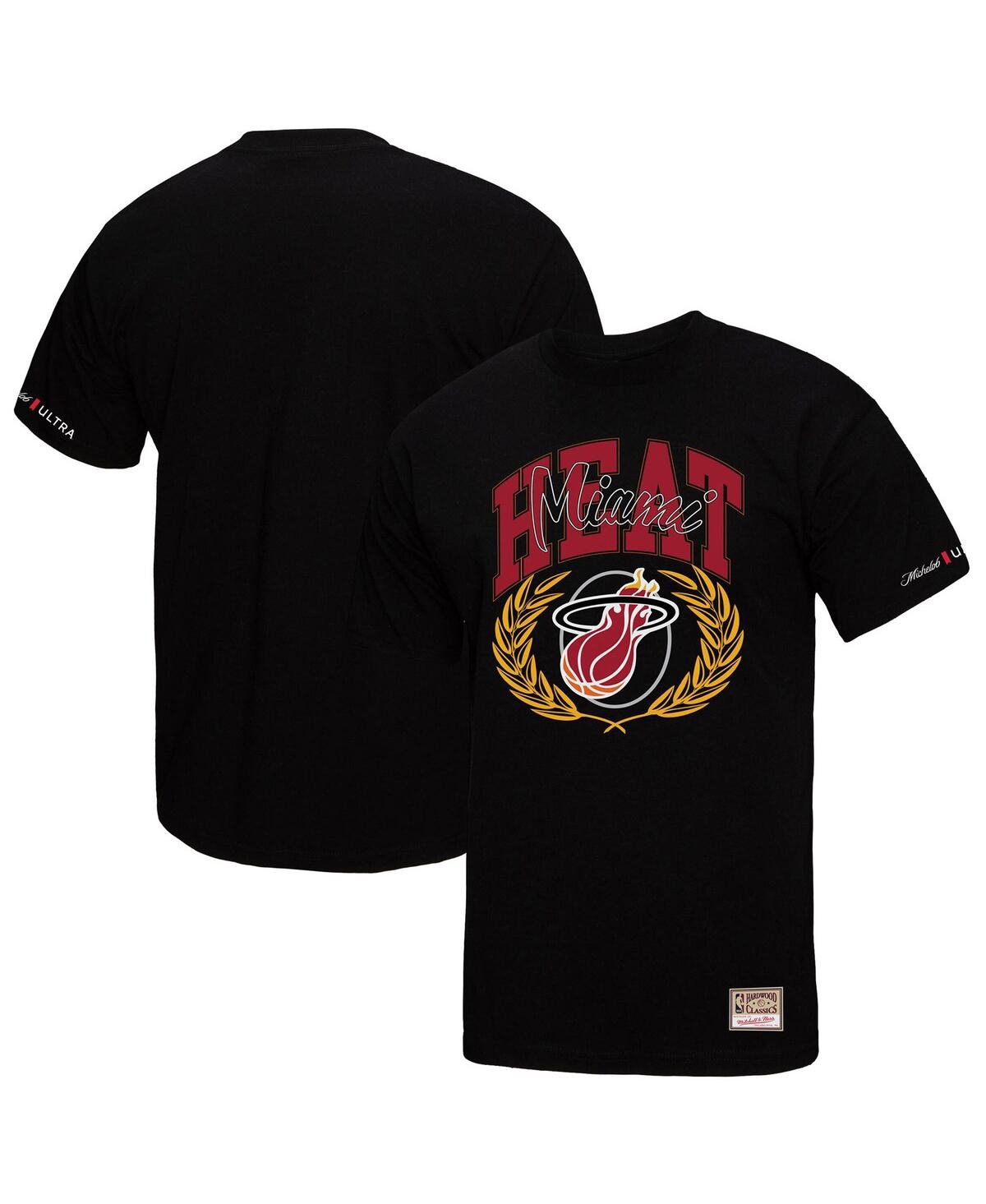 Click here for Mitchell & Ness Mens Black Miami Heat Nba x Michel... prices