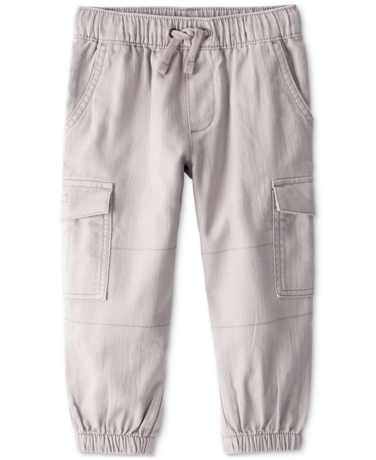 Toddler Boy Carters(R) Solid Cotton Pull-On Cargo Pants