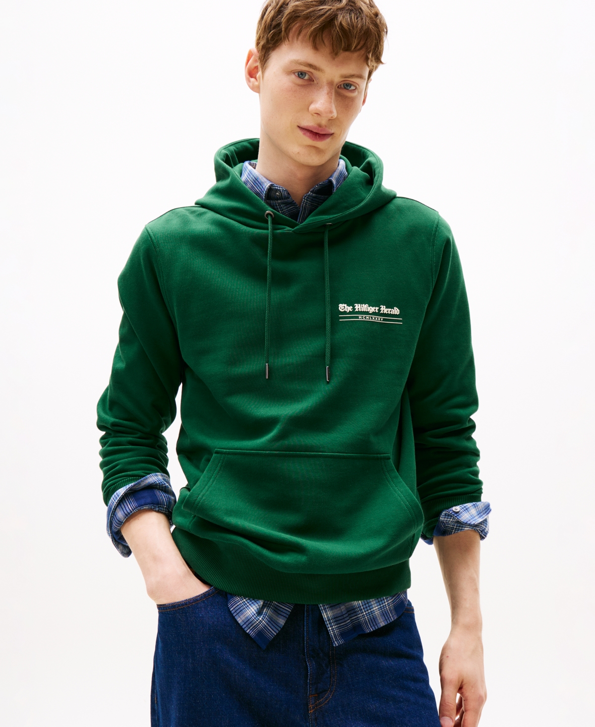 Click here for Tommy Hilfiger Mens Herald Graphic Hoodie - Orname... prices