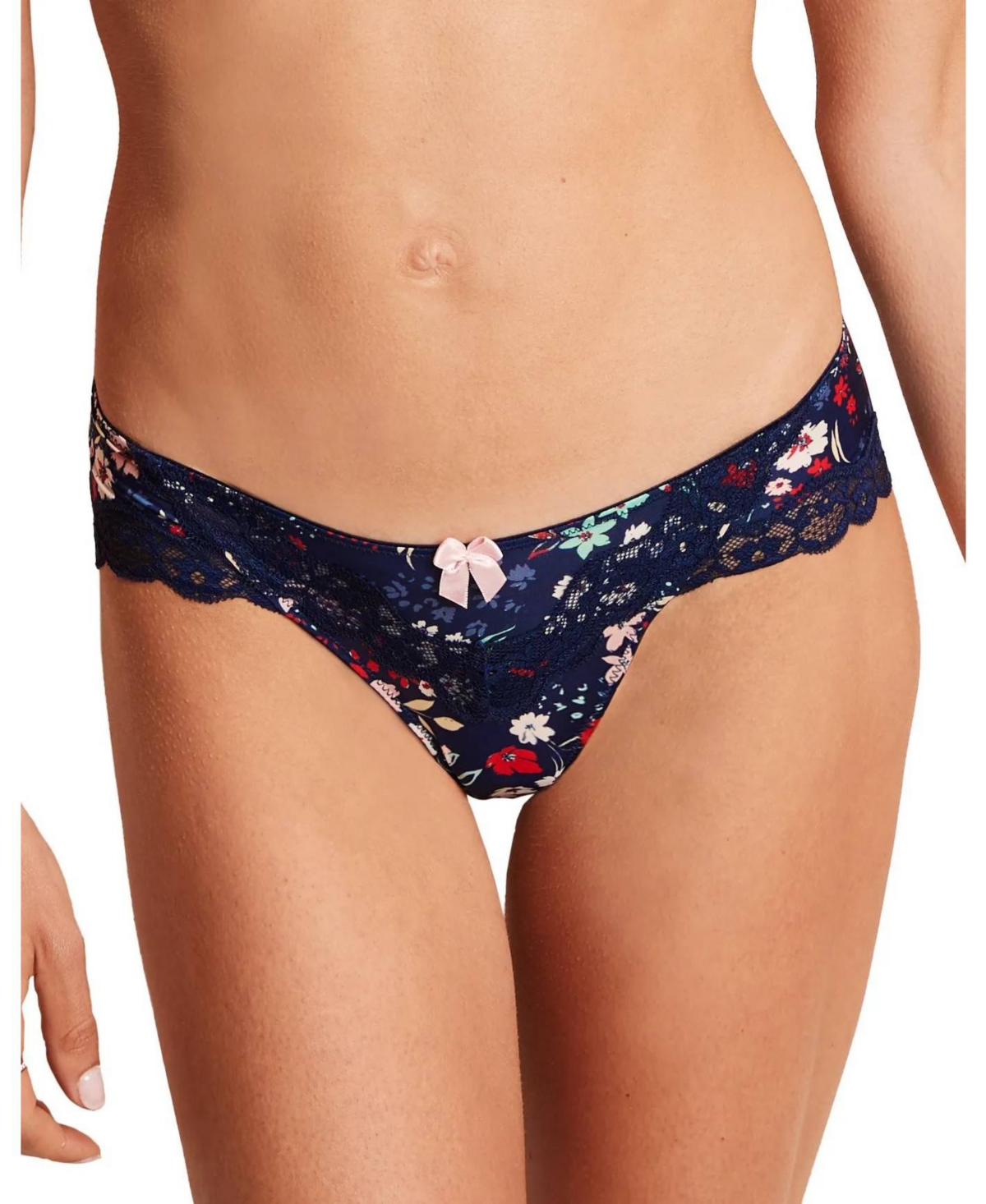 Click here for Adore Me Kati Womens Thong Panty - Floral blue prices