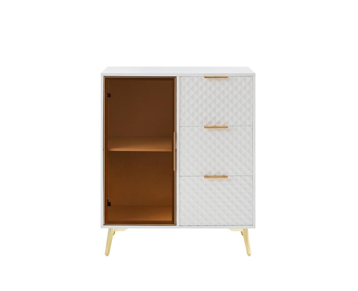 Click here for Casainc Deluxe Carved Style Cabinet with Tempered... prices