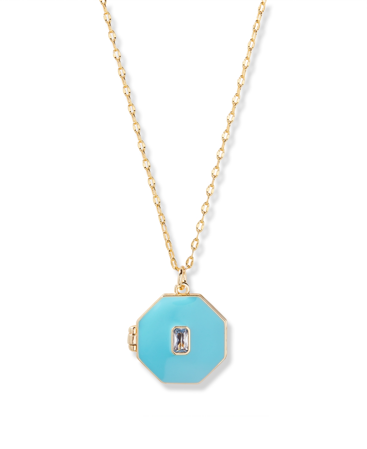 Click here for brook & york Gold Plated Cali Enamel Short Pendant... prices
