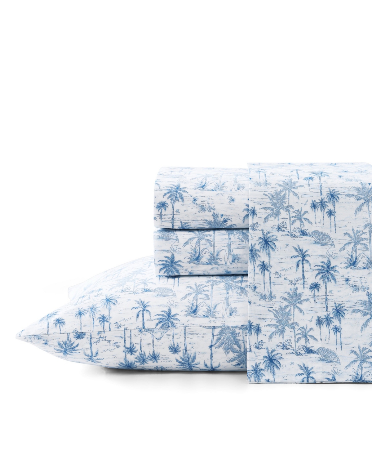 Click here for Tommy Bahama Home Cotton Percale 4 Piece Sheet Set... prices