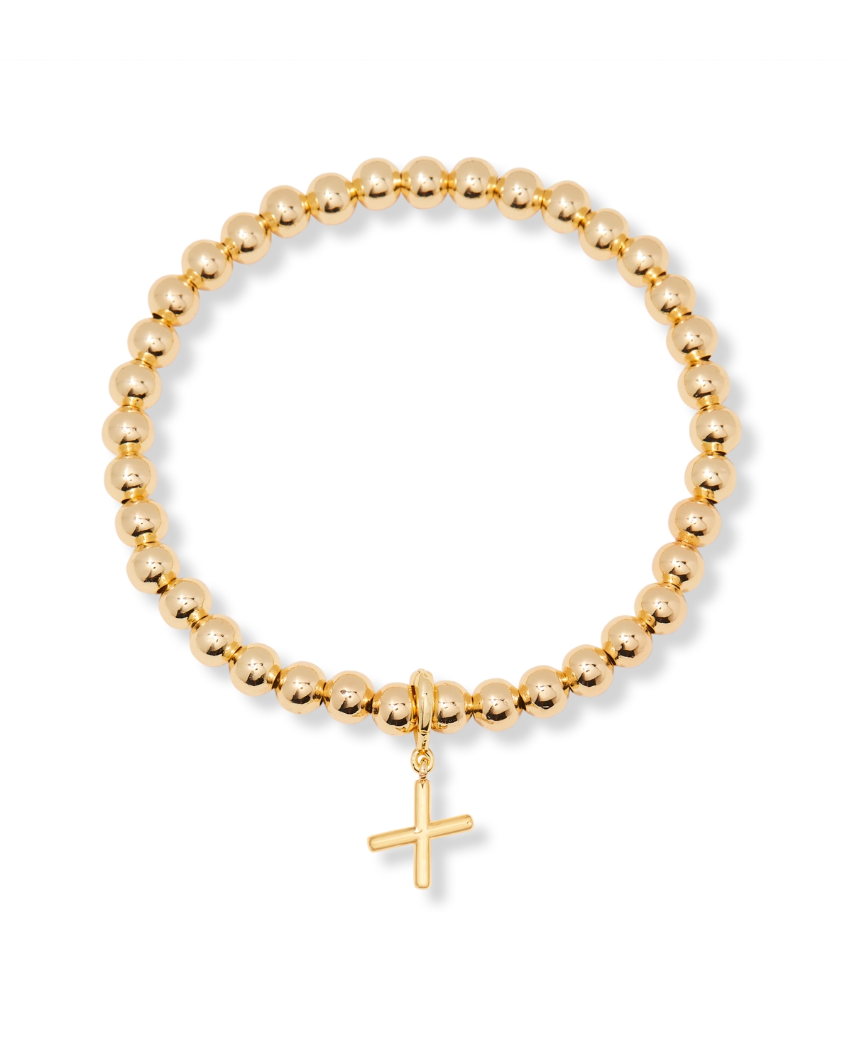 Click here for brook & york Gold Plated Makenna Initial Bracelet... prices