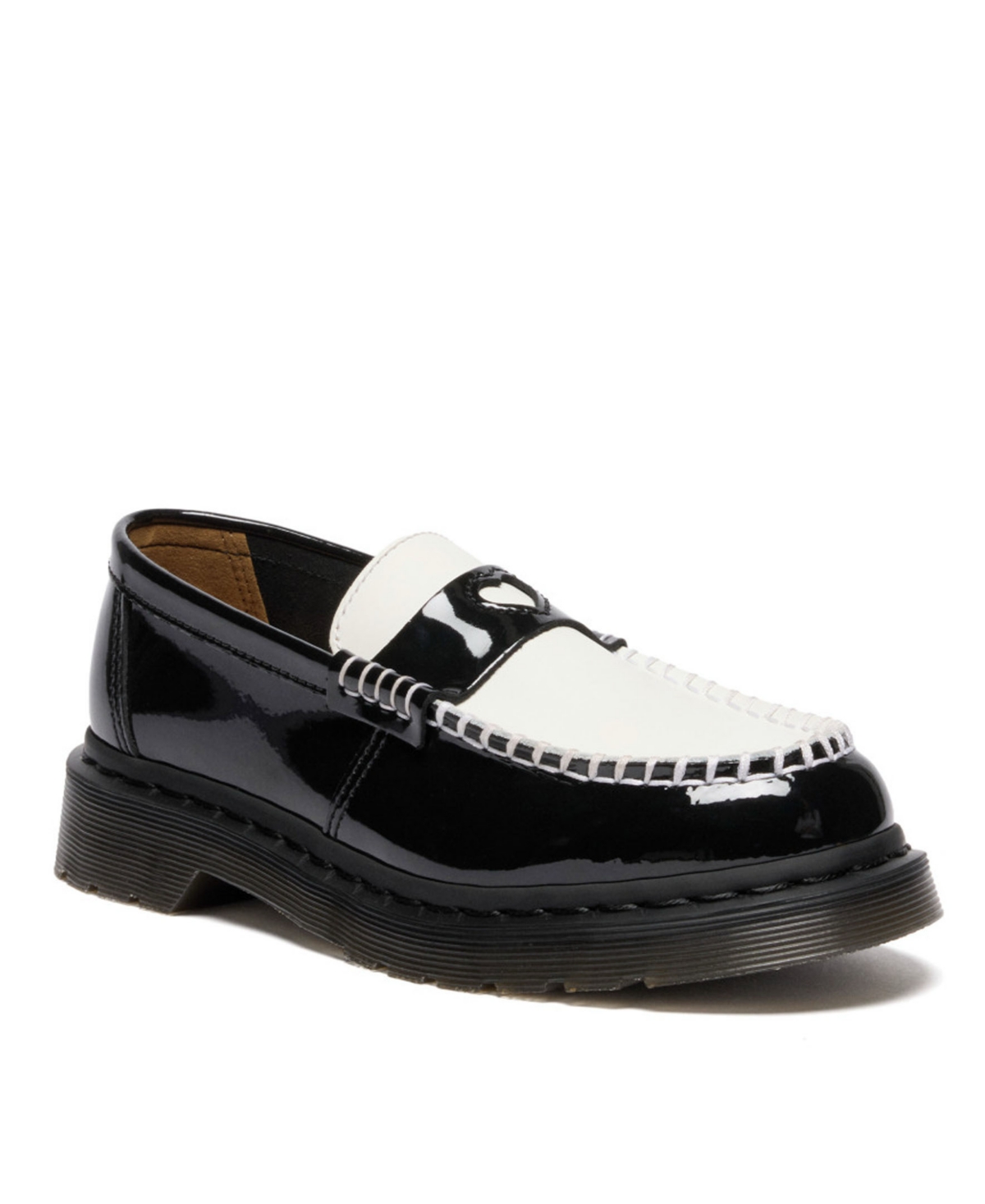Click here for Dr. Martens Womens Penton Heart Lug-Sole Loafers -... prices