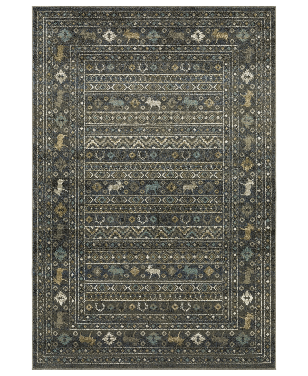 Click here for Oriental Weavers Venice 095E8 310x55 Area Rug - Bl... prices