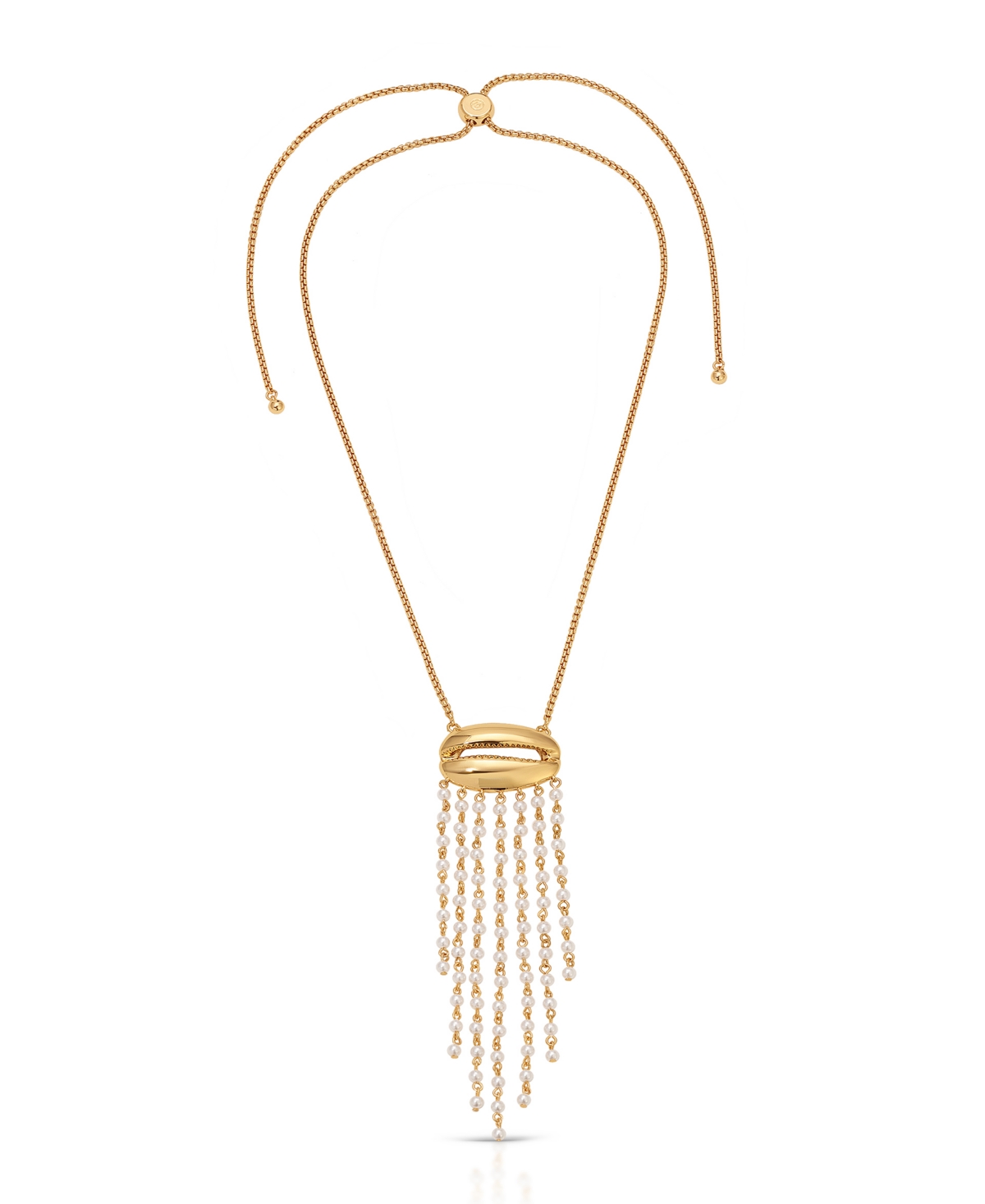 Click here for Ettika Mykonos Shell Statement Necklace - Gold prices