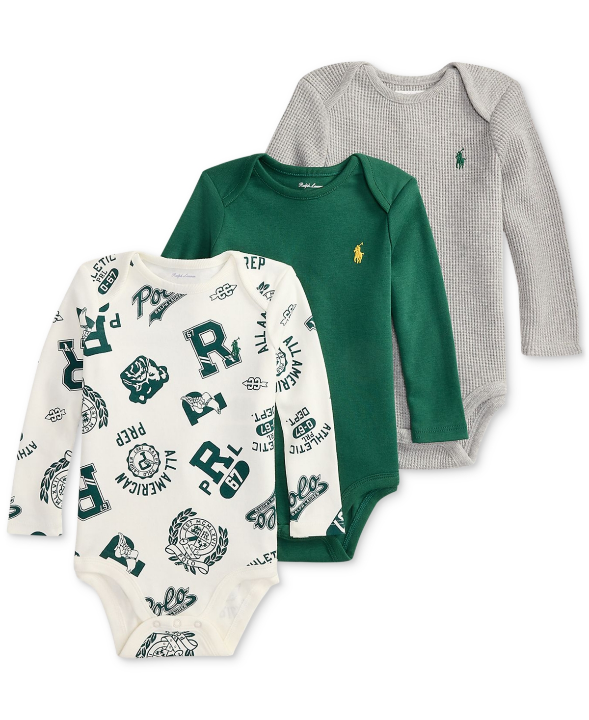 Click here for Polo Ralph Lauren Baby Boys 3-Pk. Cotton Bodysuits... prices