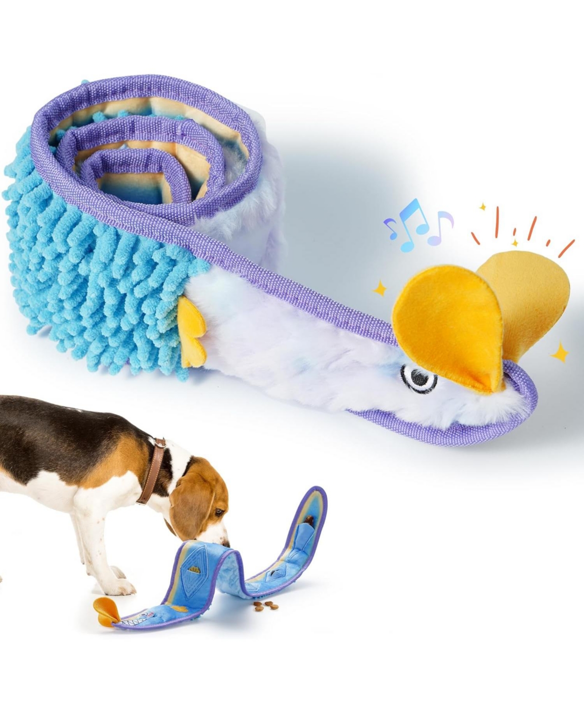 Click here for Nocciola Blue Ribbon Eel Snuffle Dog Toy Christmas... prices