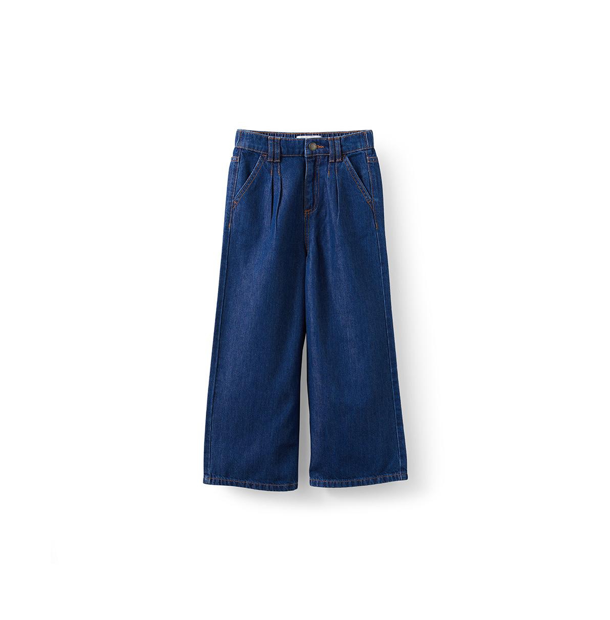 Click here for Cotton On Little Girls Pleat Front Relaxed Denim J... prices