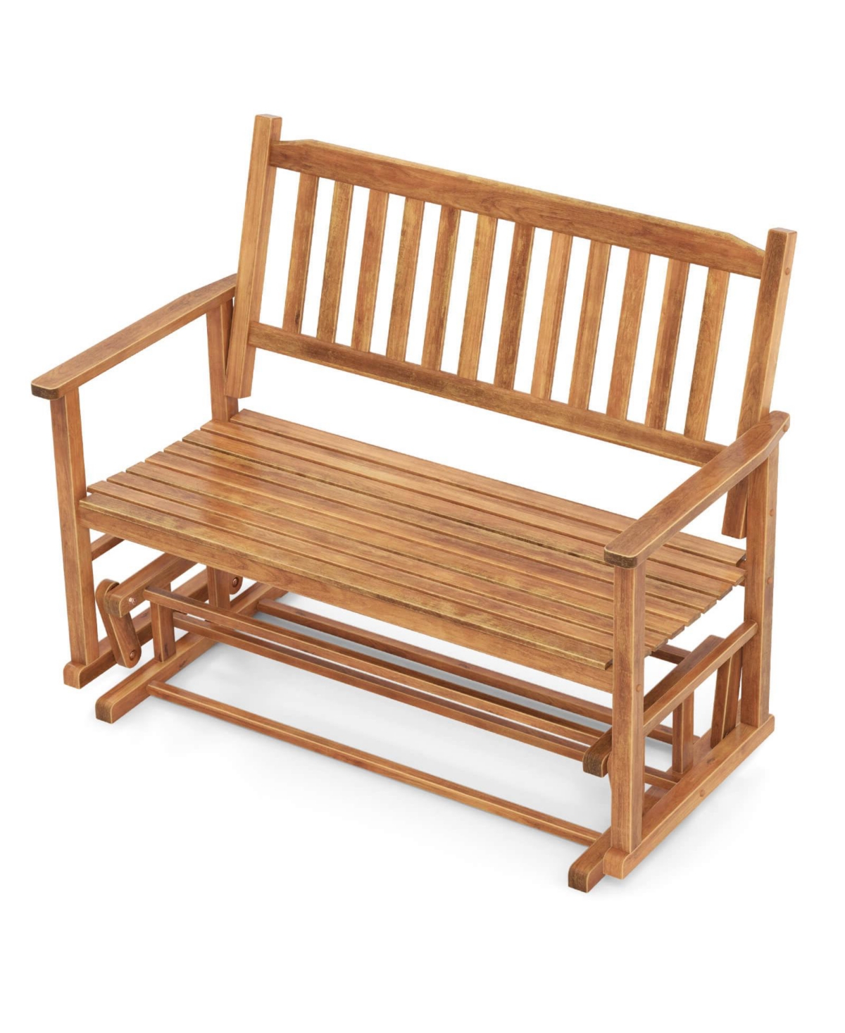Click here for Gymax Patio Glider Loveseat Chair Swing Rocking Be... prices