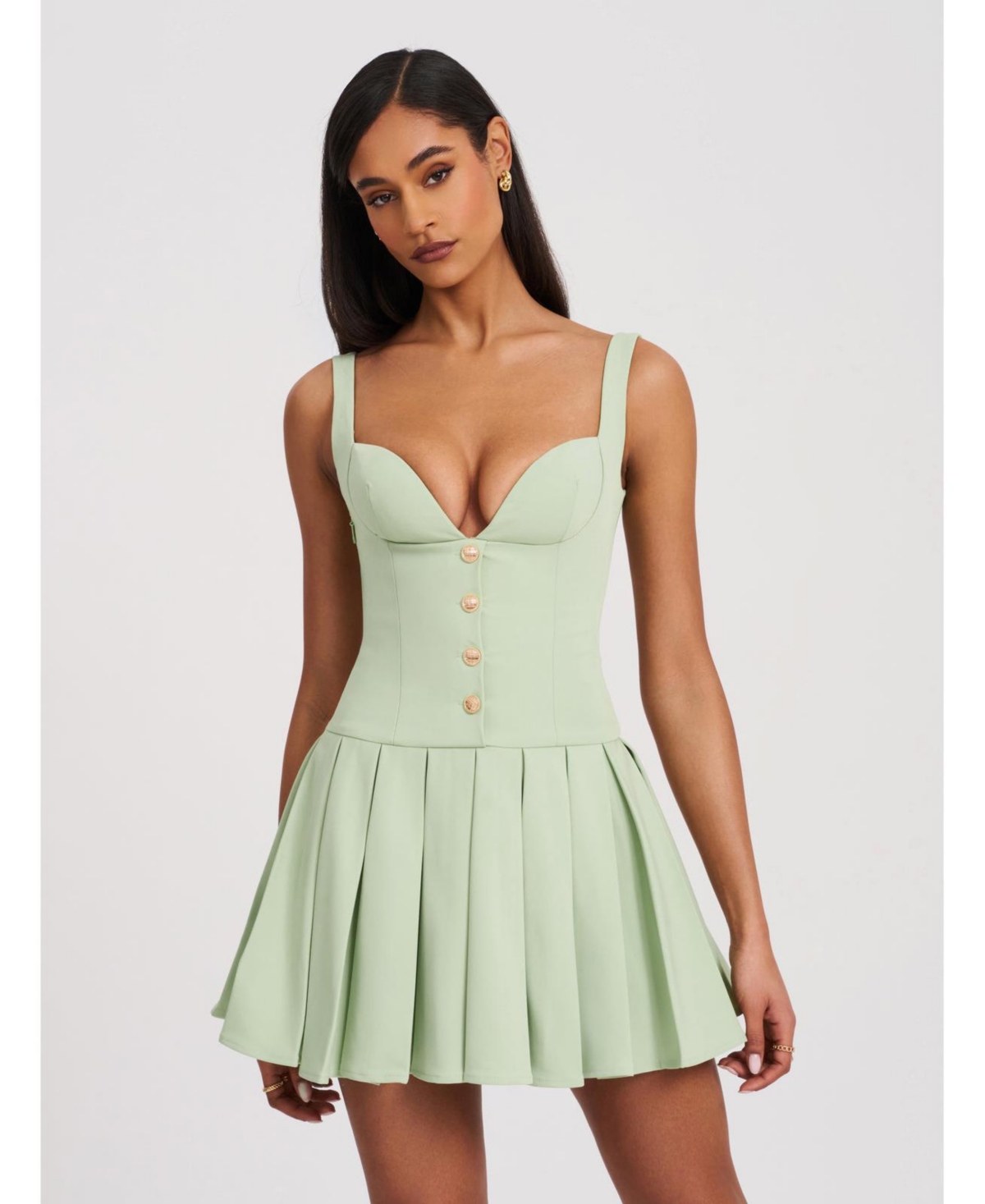 Click here for Miss Circle Womens Tala Pistachio Green Sleeveless... prices
