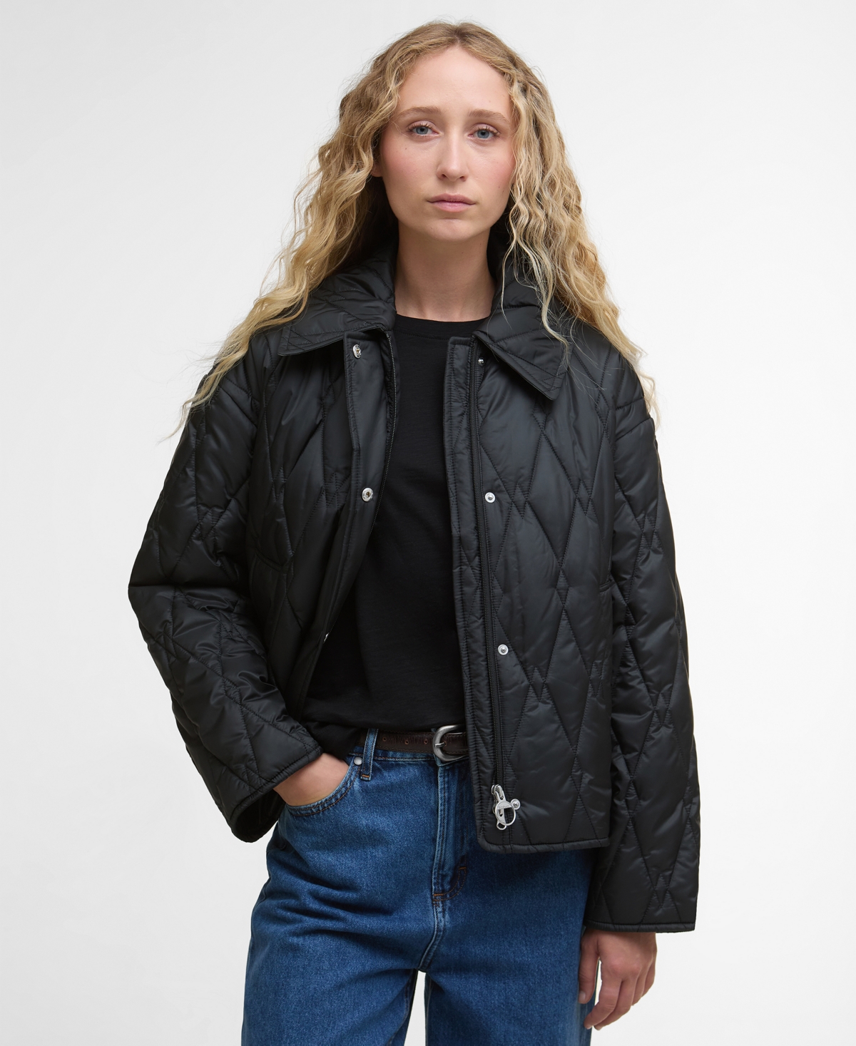 Click here for Barbour Womens Bernadette Collared Quilted Jacket... prices