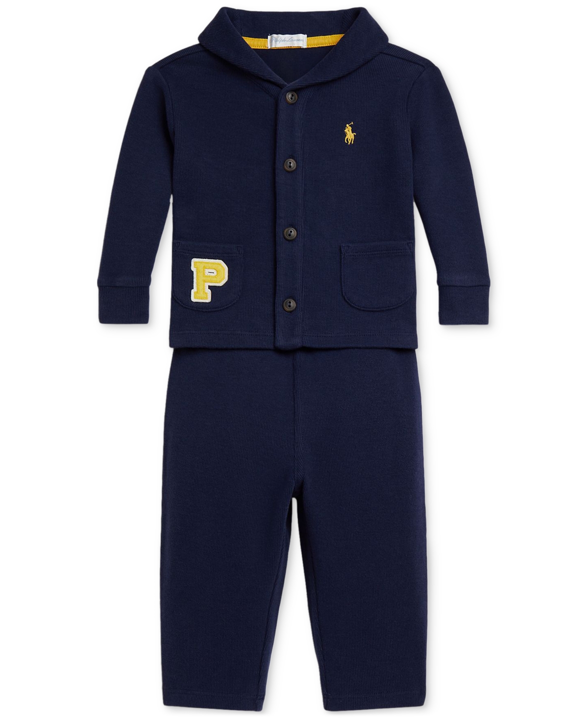 Click here for Polo Ralph Lauren Baby Boys Estate-Rib Cardigan &... prices