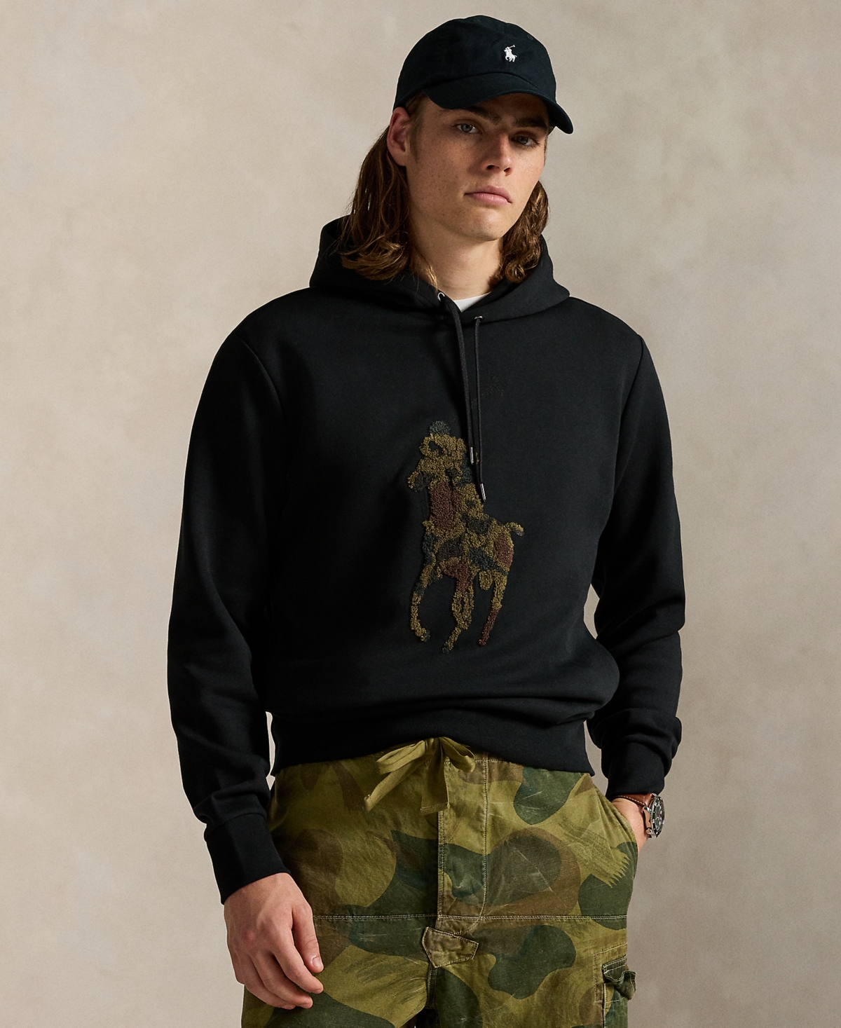 Click here for Polo Ralph Lauren Mens Camo Big Pony Double-Knit H... prices