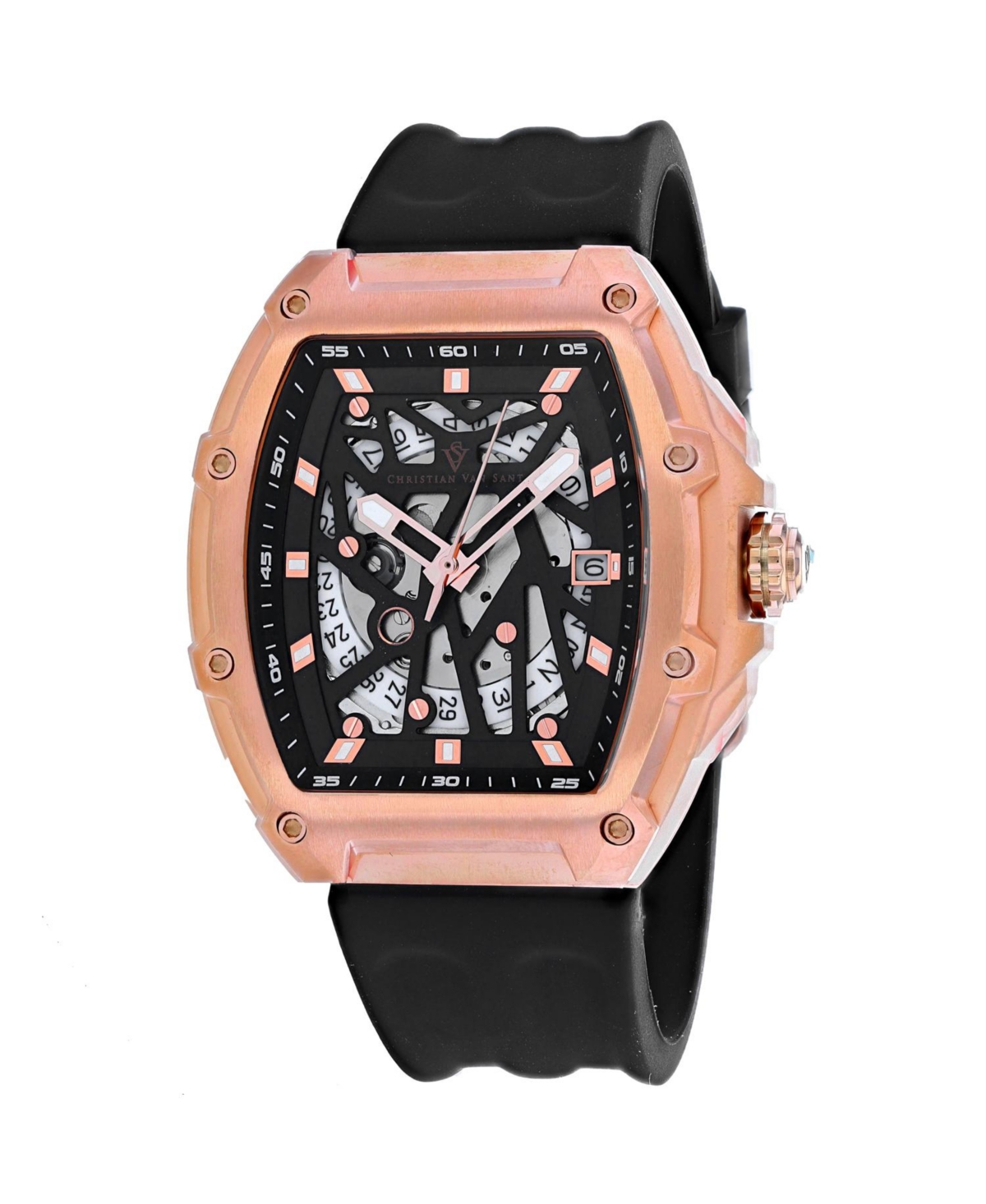 Click here for Christian Van Sant Mens Odyssey Black Dial Watch -... prices