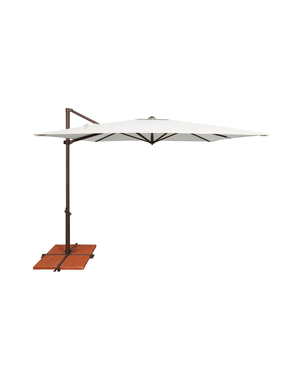 Click here for Mondawe 8.6FT Square Cantilever Umbrella with Cros... prices