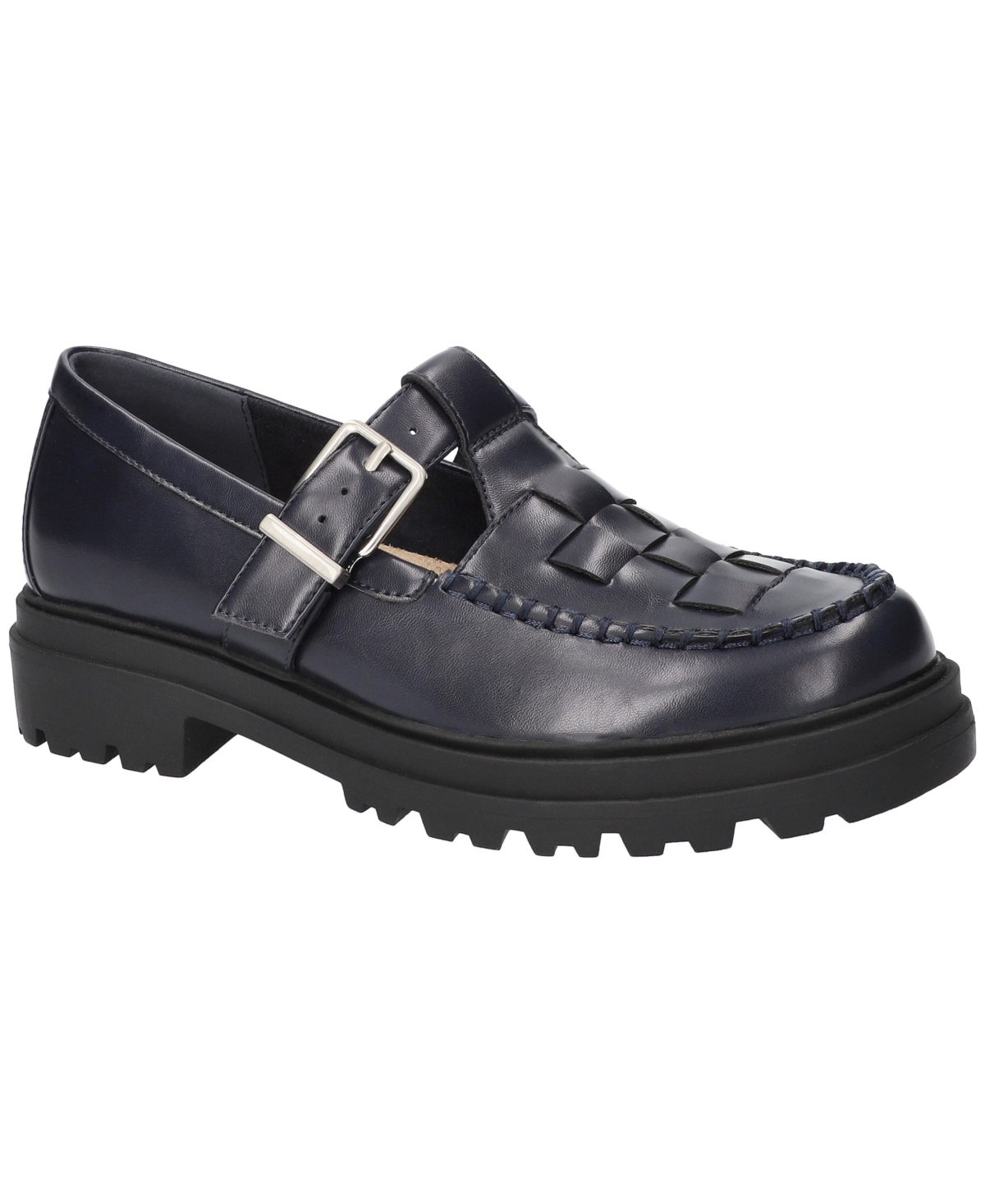 Click here for Bella Vita Womens Makell Comfort Lug Buckle Loafer... prices