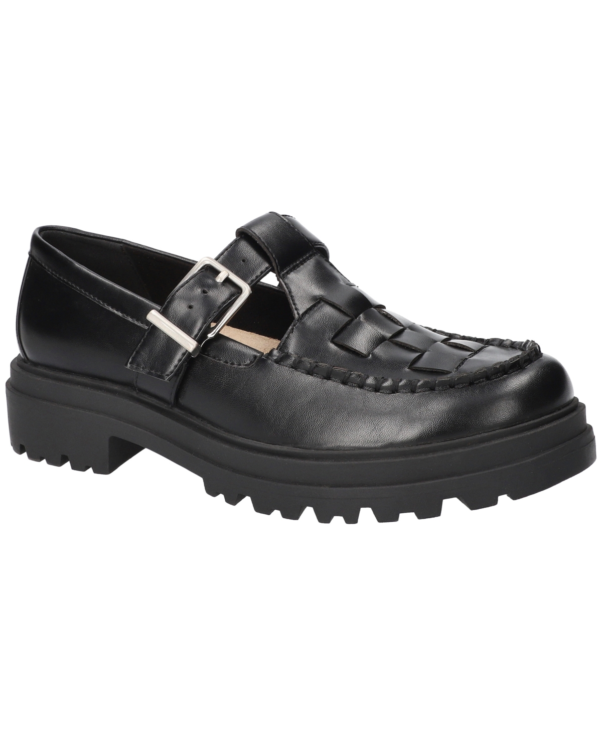 Click here for Bella Vita Womens Makell Comfort Lug Buckle Loafer... prices