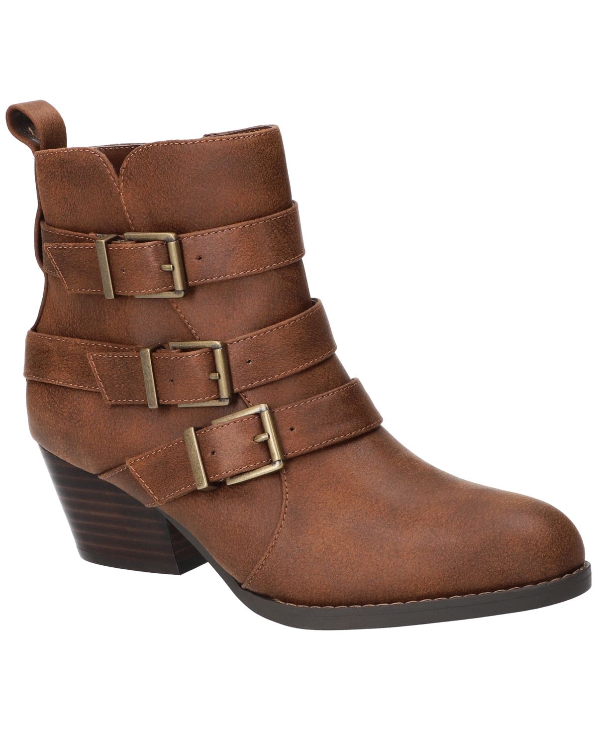 Click here for Bella Vita Womens Bowie Block Heel Ankle Booties -... prices