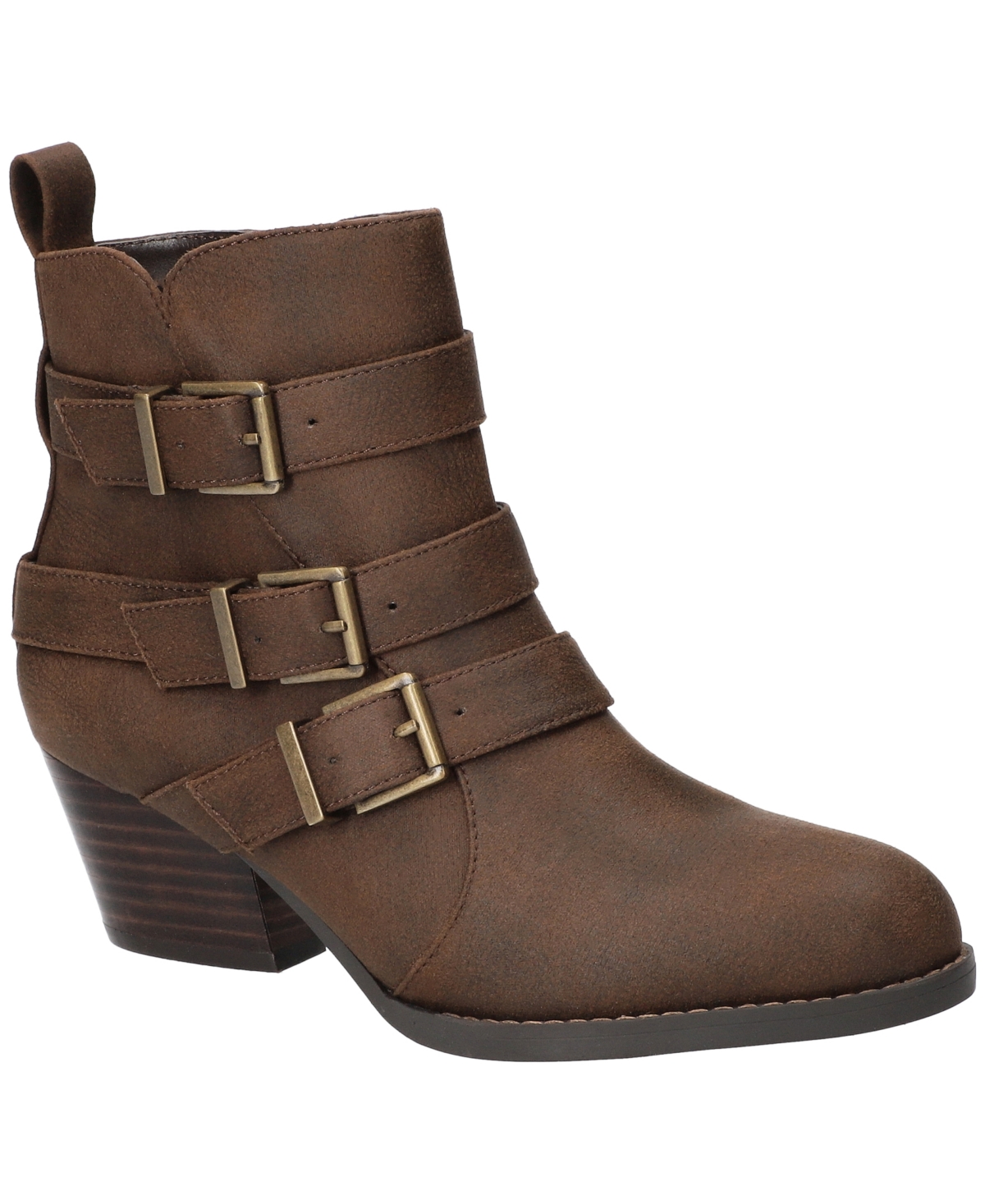 Click here for Bella Vita Womens Bowie Block Heel Ankle Booties -... prices