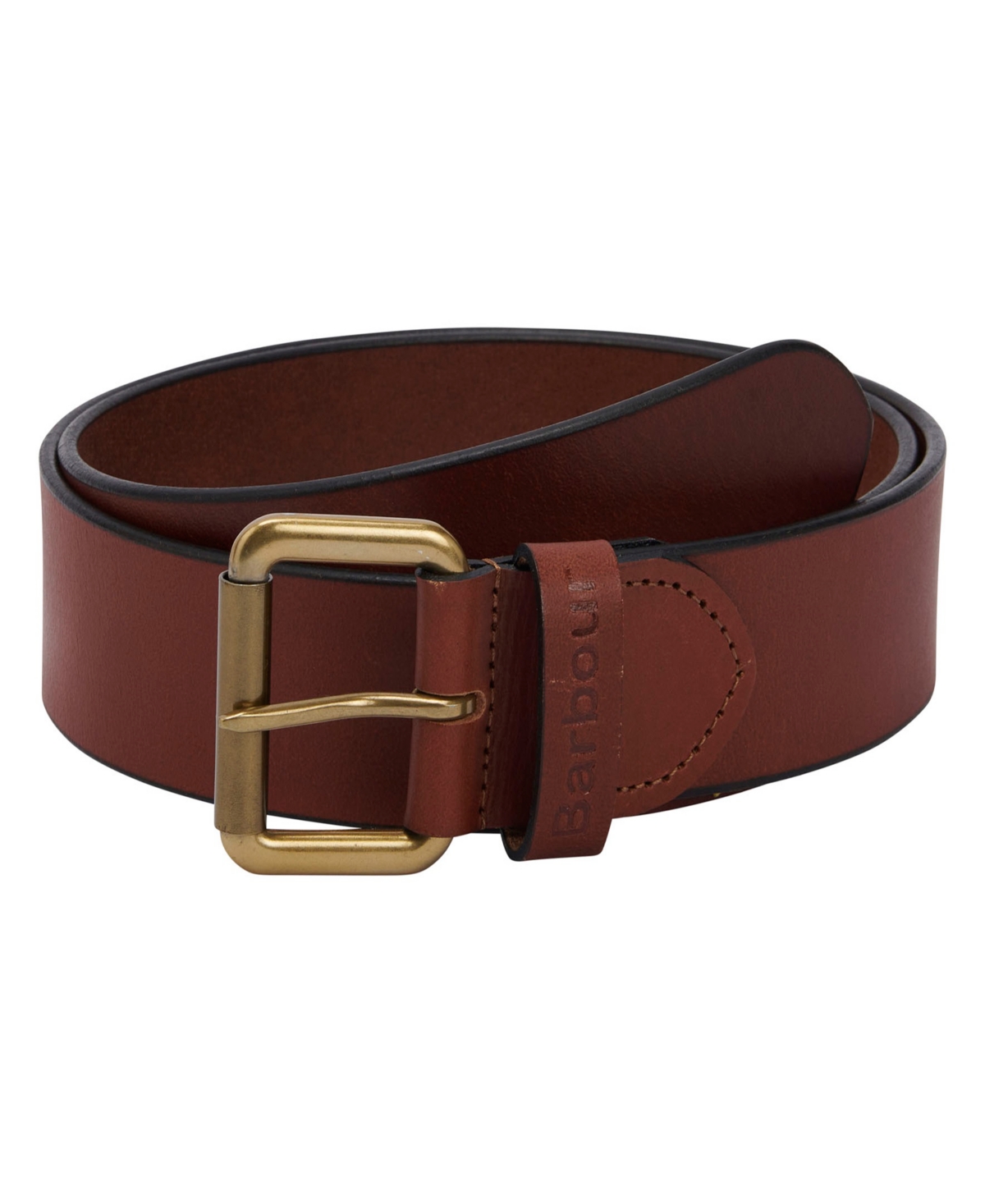 Click here for Barbour Mens Allanton Leather Belt - Natural Tan prices