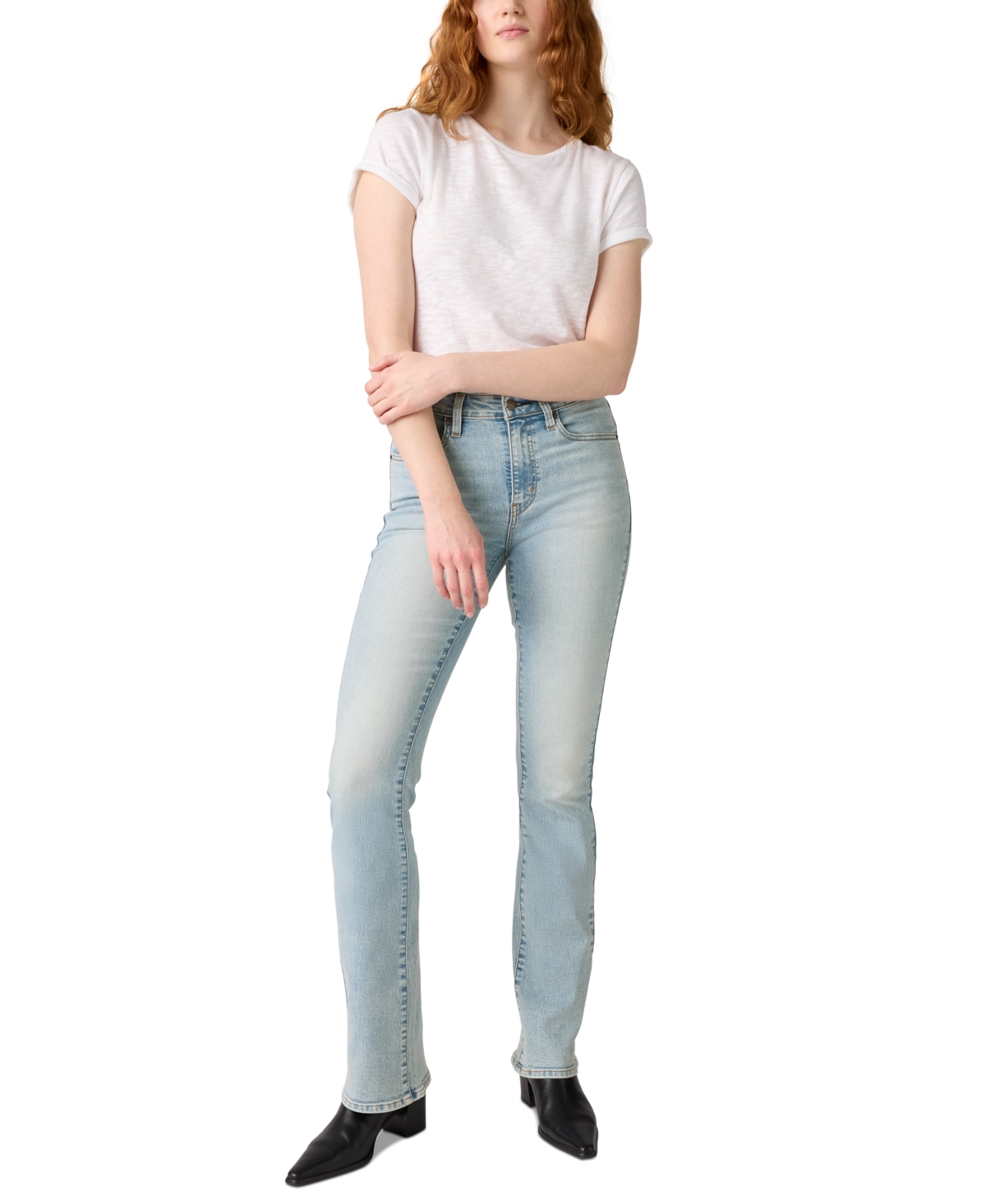 Click here for Levis 725 Heritage Zip Bootcut Jeans - Decked Out prices