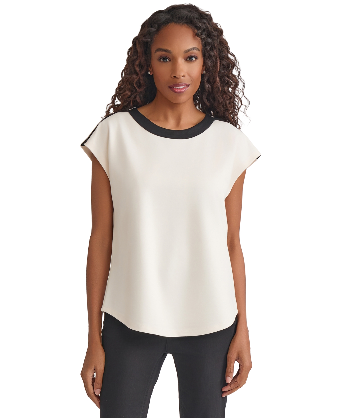 Click here for Jones New York Womens Embellished Drop Shoulder To... prices