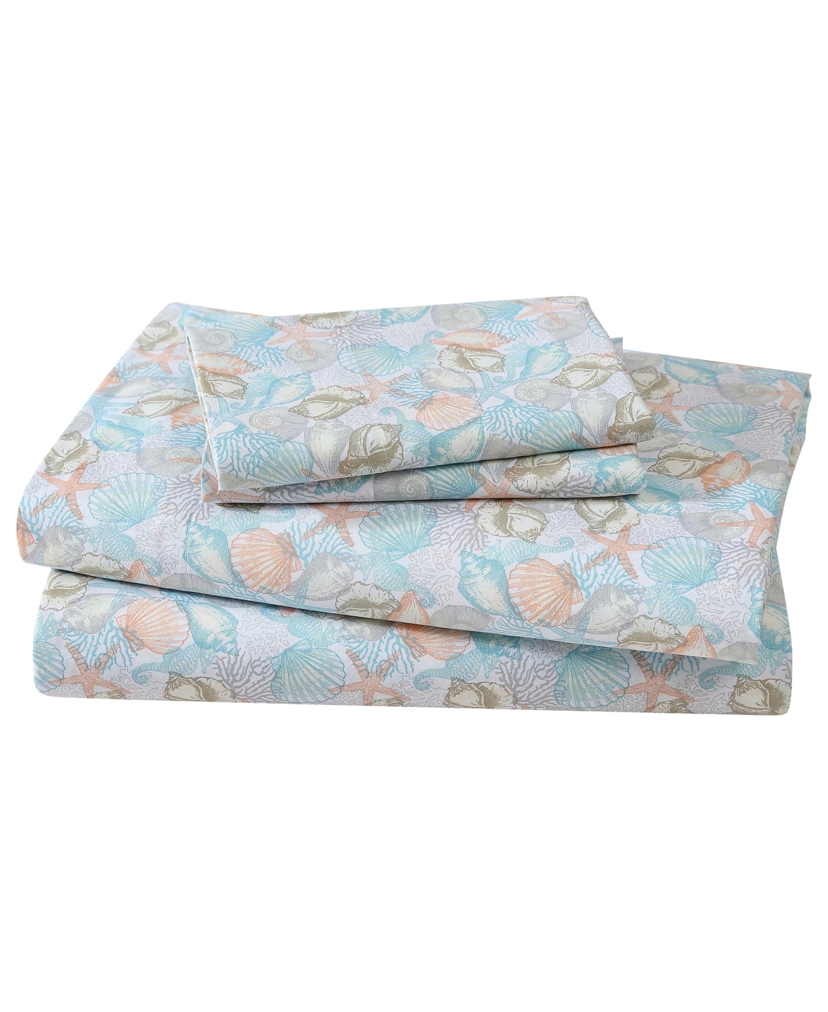 Click here for Beatrice Home Fashions Coastal Printed 4-Pc. Sheet... prices