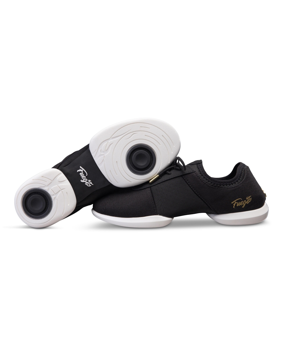 Click here for Fuego Kids Black Split-sole Sneaker - Black prices