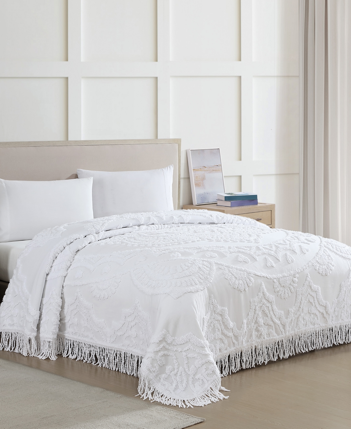Click here for Beatrice Home Fashions Lotus Chenille Lightweight... prices