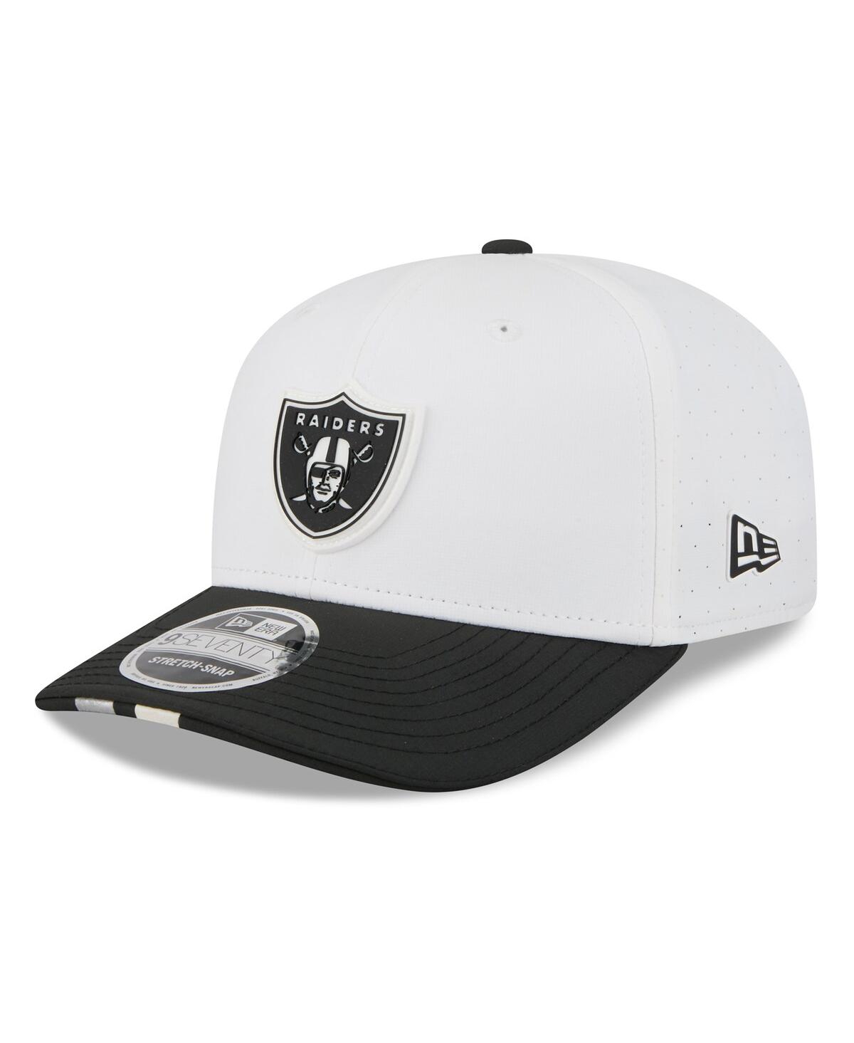 Click here for New Era Mens White/Black Las Vegas Raiders 2025 Nf... prices