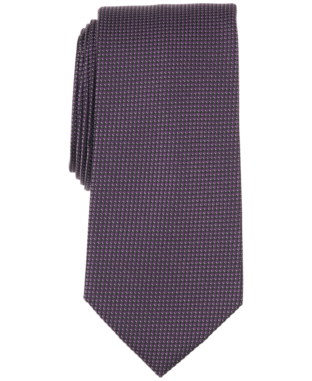 Michael Kors Mens Feran Mini Geo Classic Tie - Purple