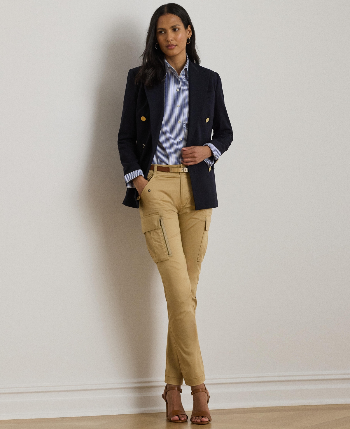 Click here for Lauren Ralph Lauren Womens Cotton Sateen Cargo Pan... prices