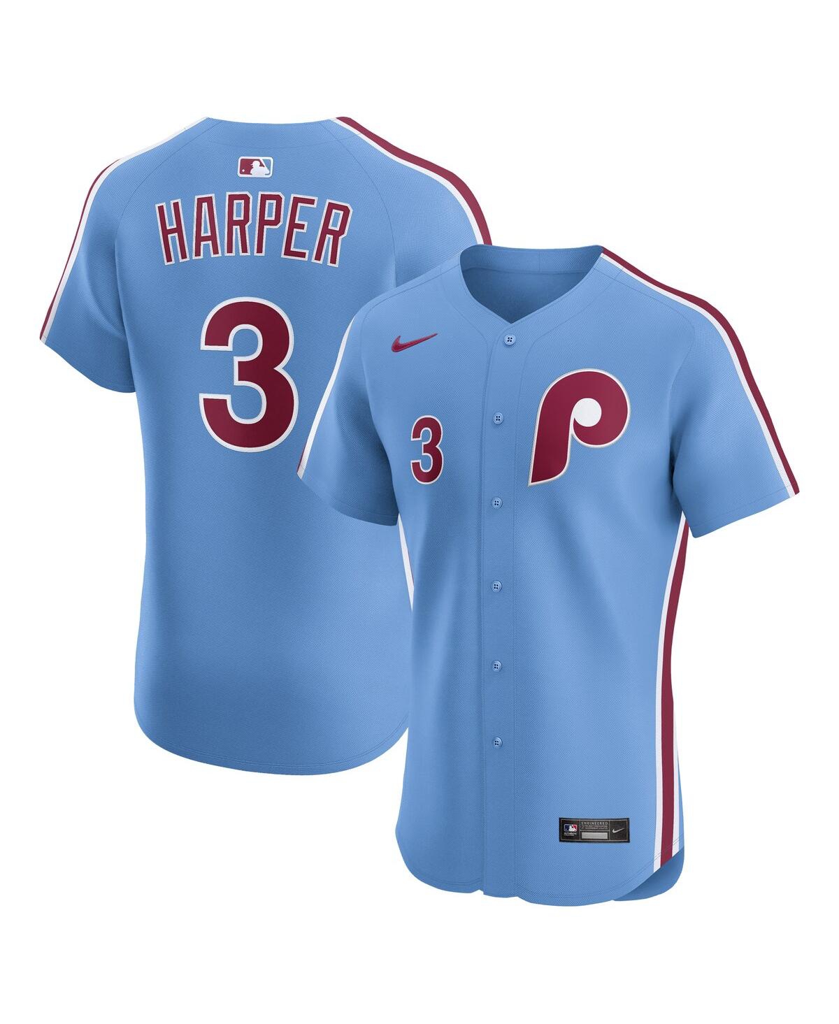 Click here for Nike Mens Bryce Harper Light Blue Philadelphia Phi... prices