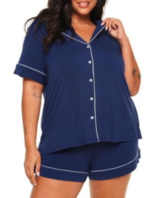 Adore Me Plus Size Jane Short Pajama Set - Macy's