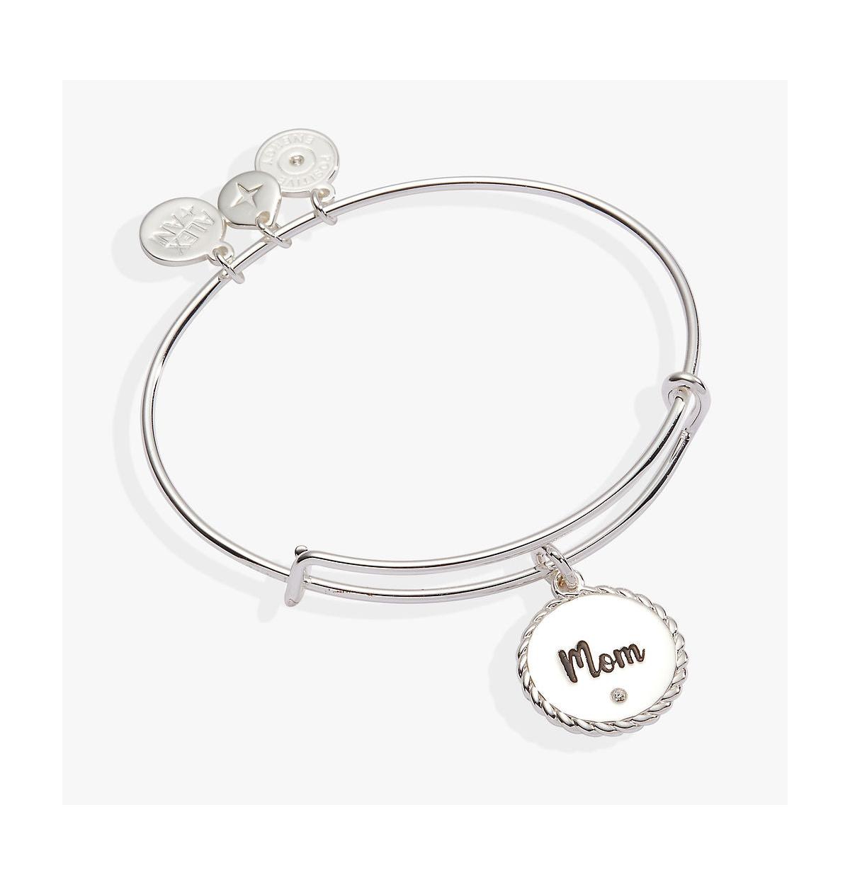 Click here for Mom Charm Bangle Bracelet - Silver prices