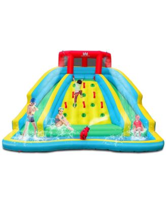 Gymax Inflatable Mighty Water Slide Park Bounce Splash Pool Without ...