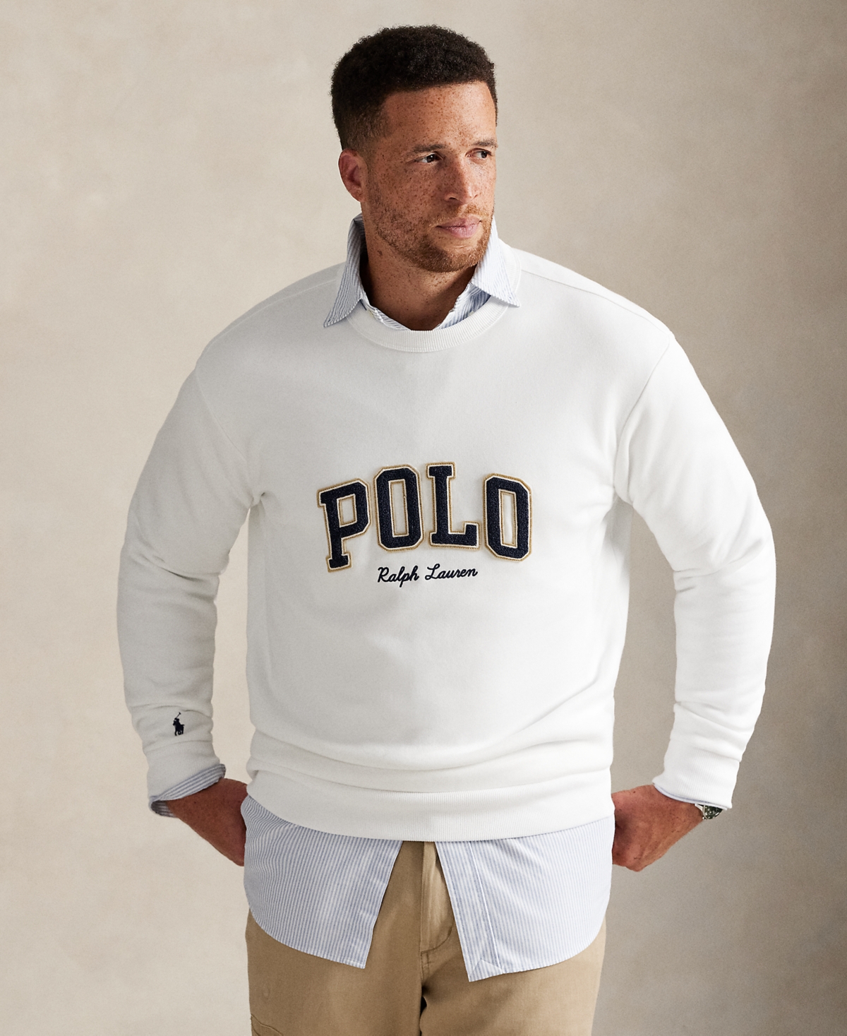 Click here for Polo Ralph Lauren Mens Big & Tall Logo Fleece Swea... prices