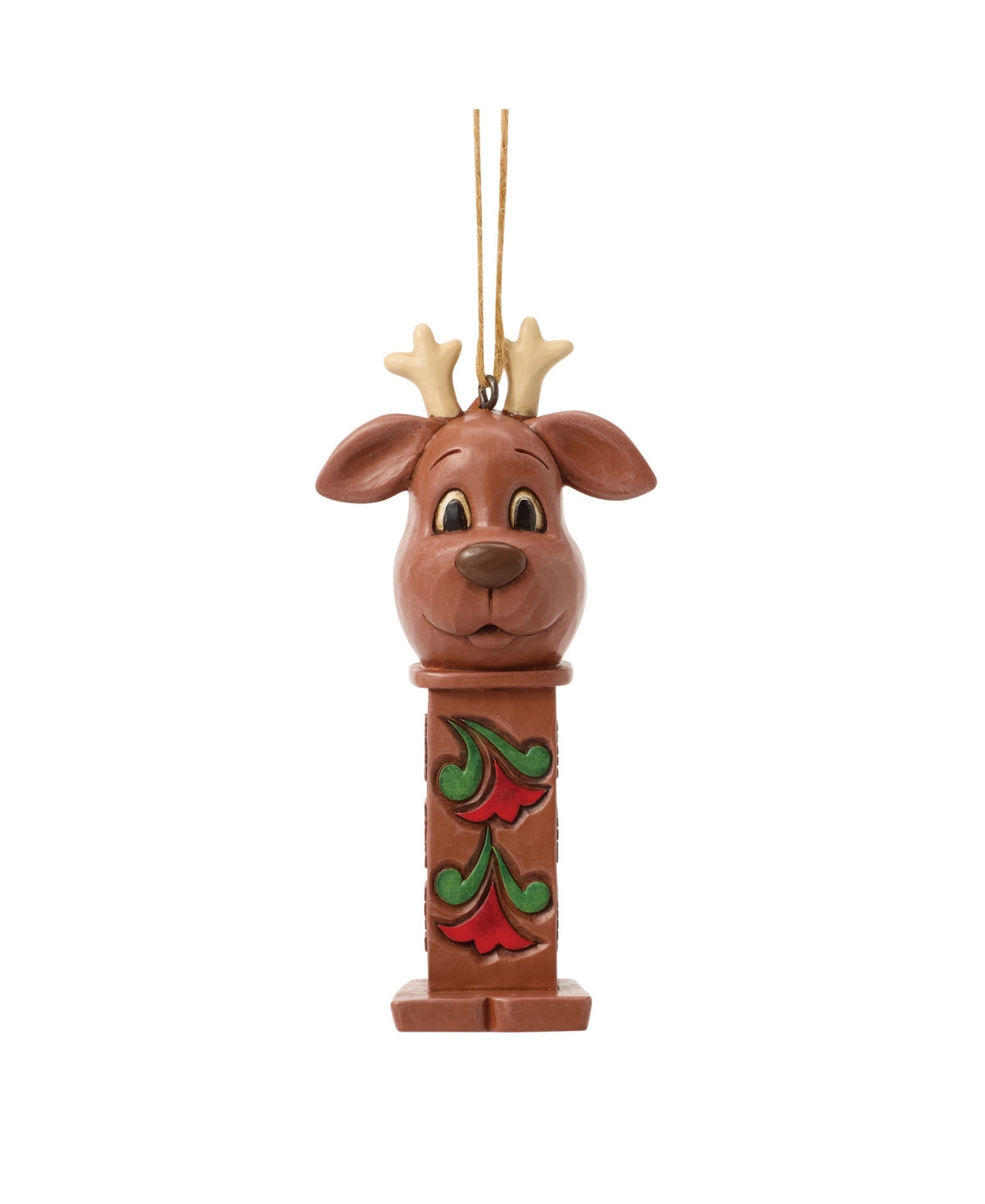 Click here for Jim Shore Reindeer Pez Dispenser Ornament - Multi prices