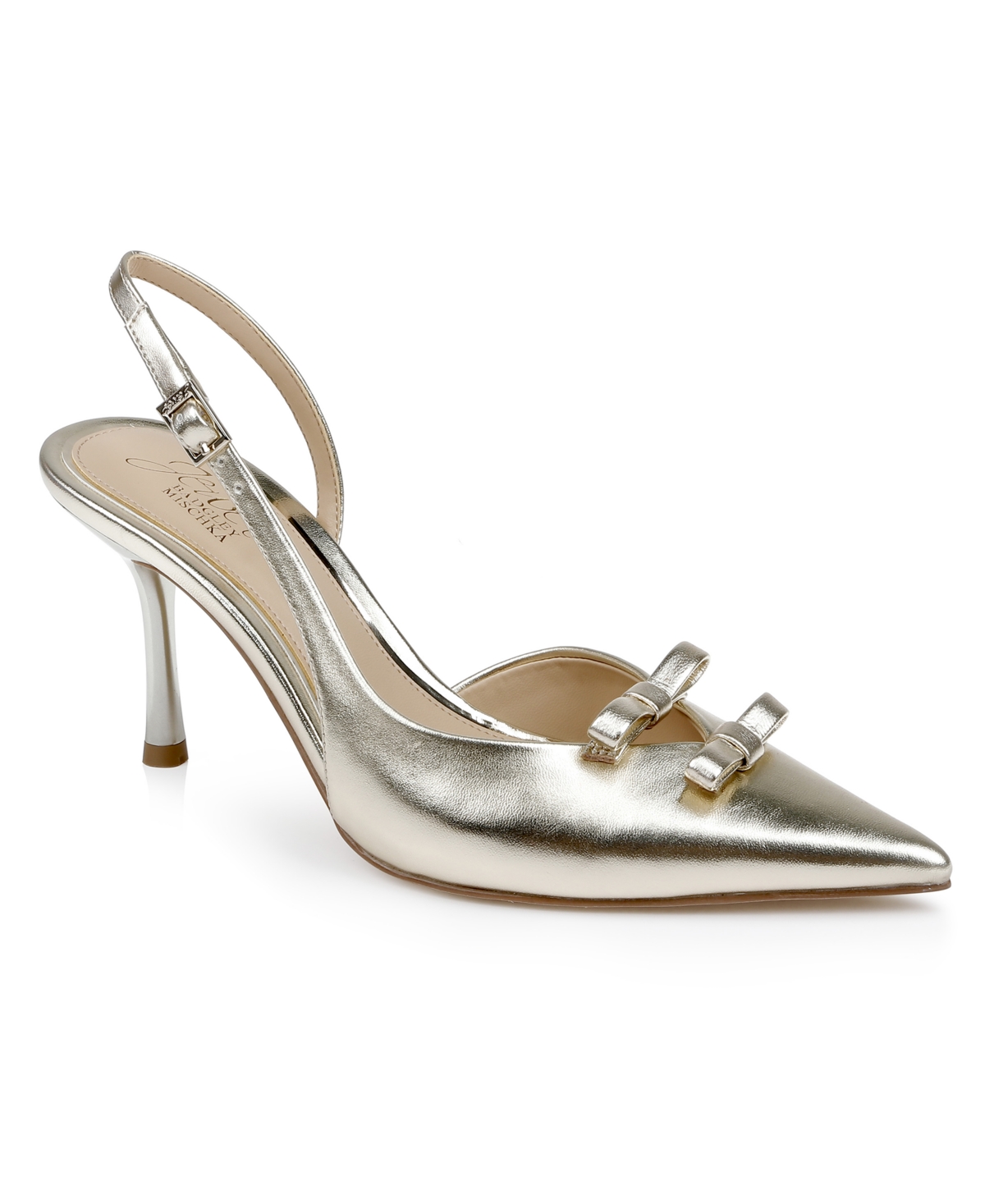 Click here for Jewel Badgley Mischka Womens Ellery Bow Evening Pu... prices