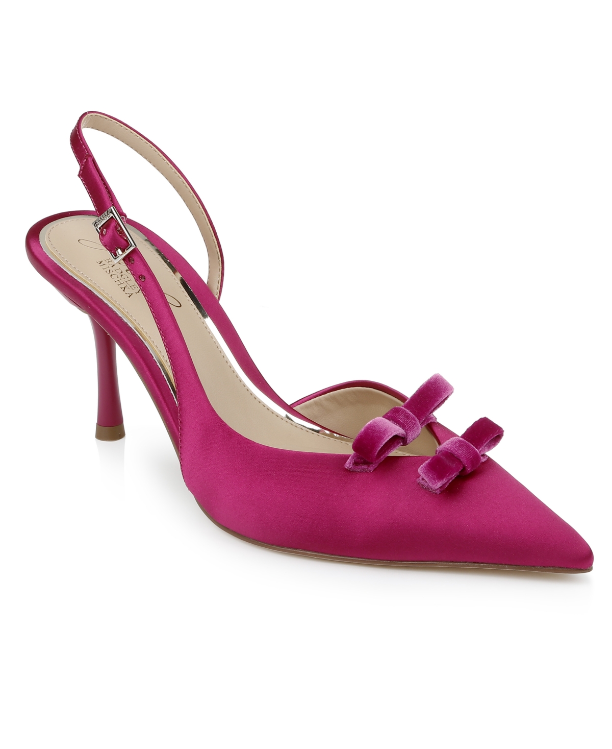 Click here for Jewel Badgley Mischka Womens Ellery Bow Evening Pu... prices