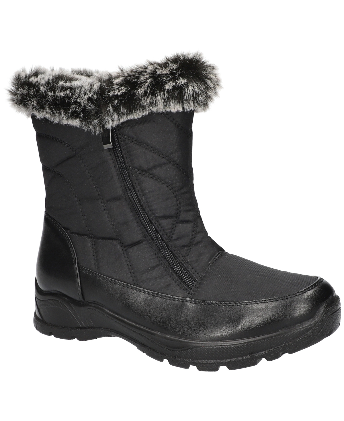 Click here for Easy Street Womens Portland Waterproof Boots - Bla... prices