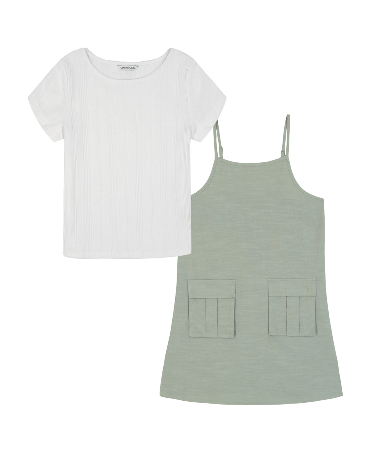 Click here for Calvin Klein Big Girls 2-Piece Short Sleeve T-Shir... prices