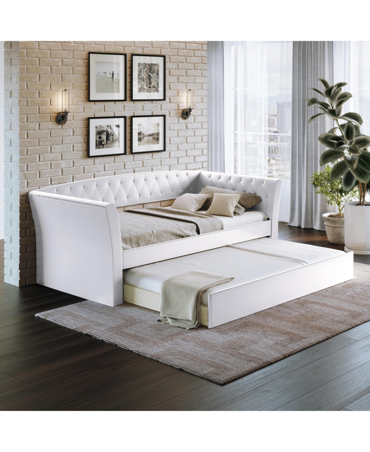 Click here for Boyd Sleep St. Ives Daybed  Upholstered  White  Tw... prices
