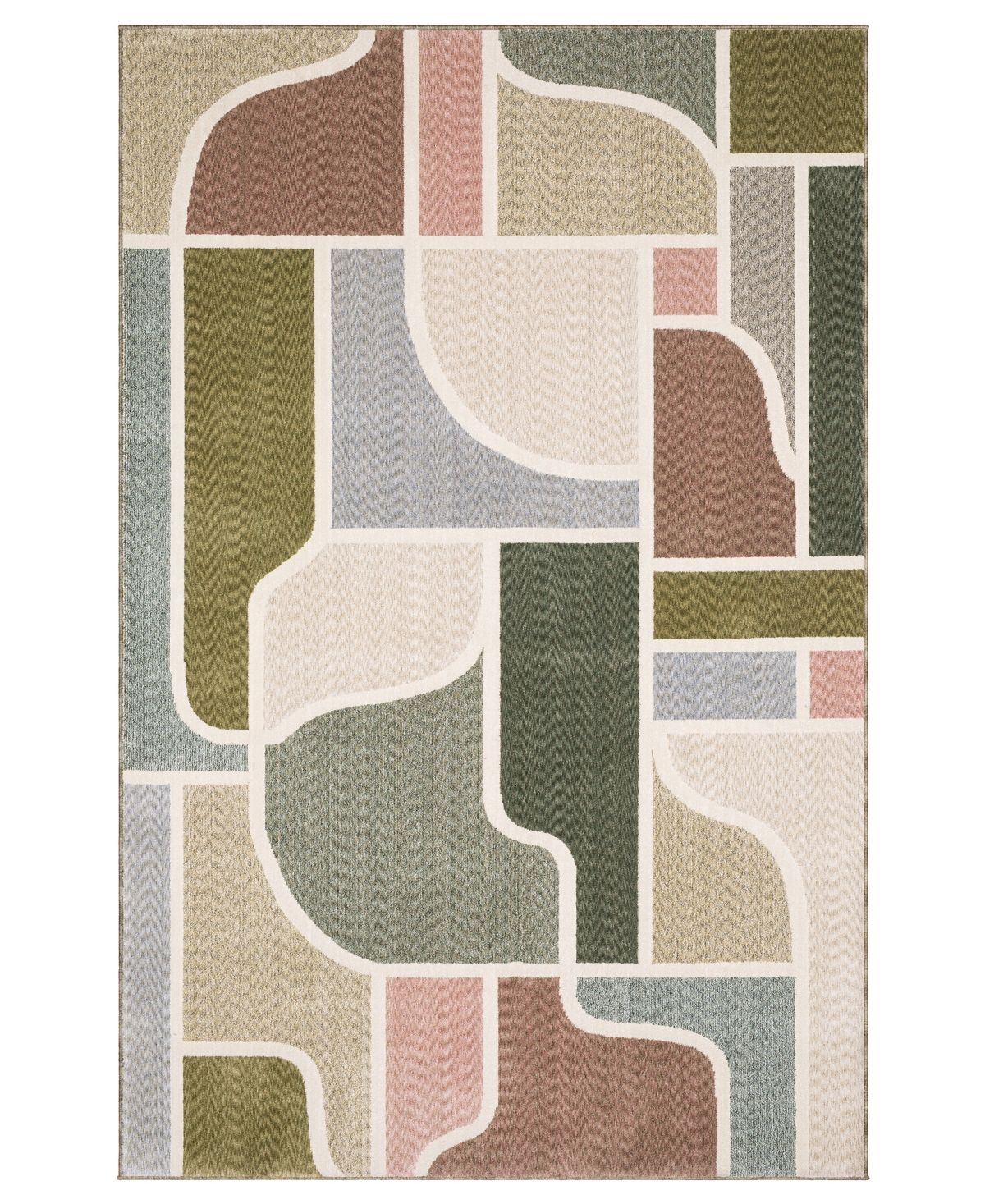 Click here for Oriental Weavers Tisdell TIS02 53x76 Area Rug - Gr... prices