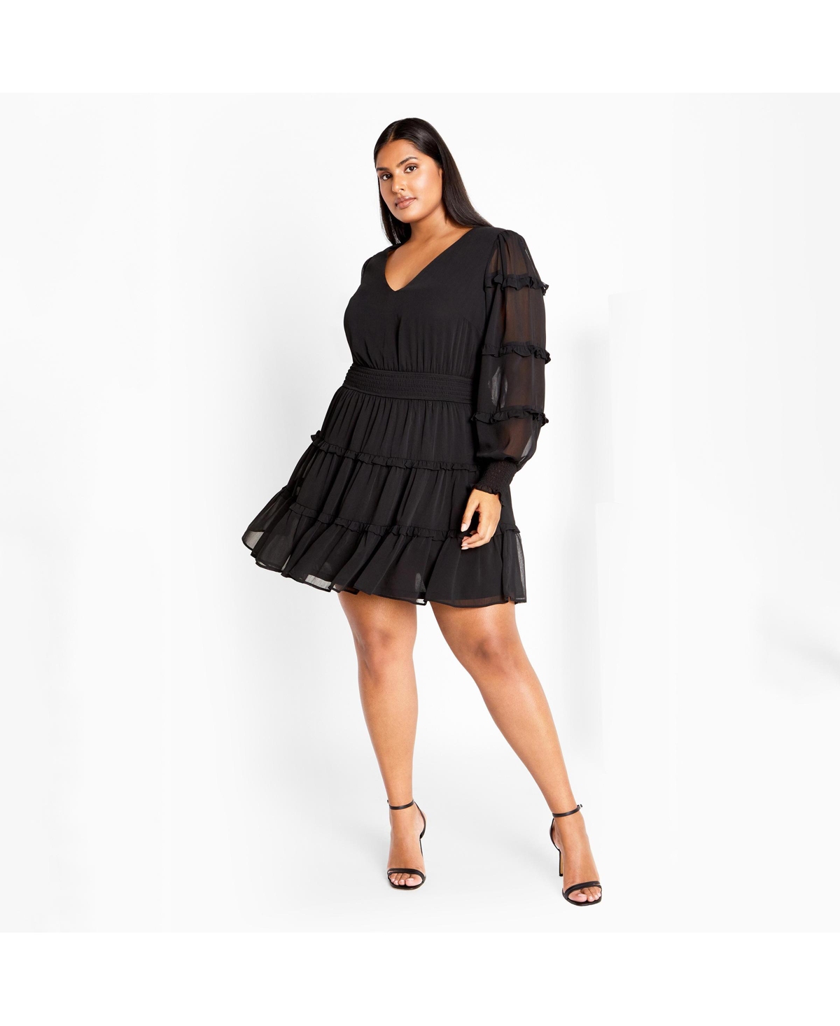 Click here for City Chic Womens Daisy May Dress - Black prices