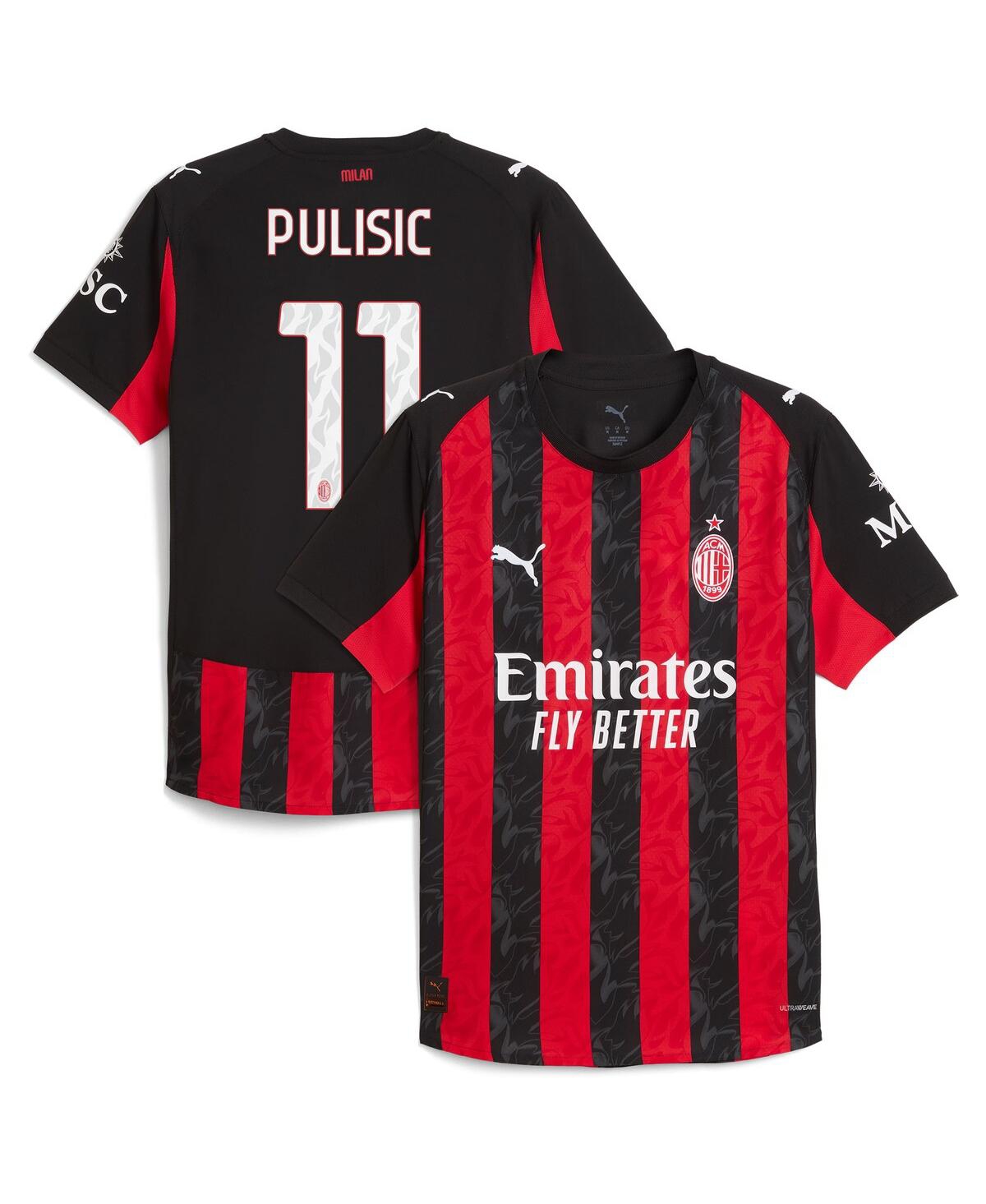 Click here for Puma Mens Christian Pulisic Red Ac Milan 2025/26 H... prices